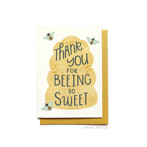 Thank You Card - Beeing So Sweet – Bless Your Heart Boutique