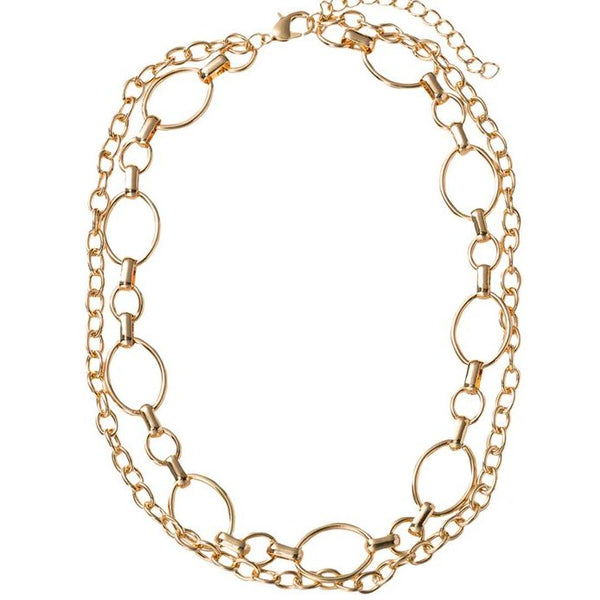 2 Layer Gold Chain Necklace – Bless Your Heart Boutique