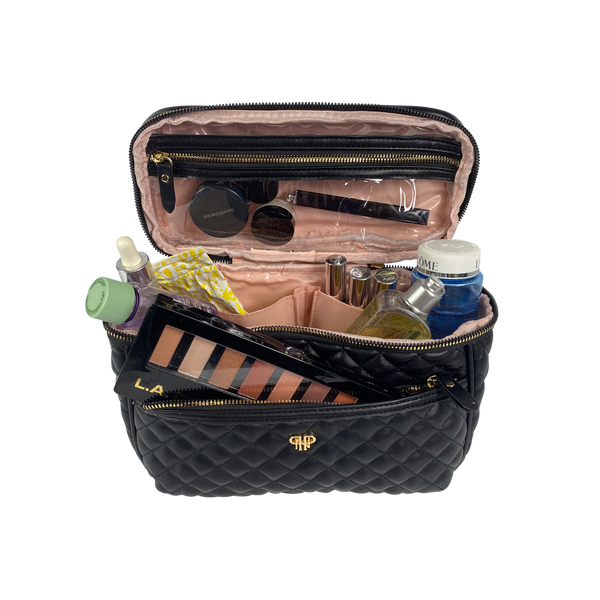 Classic Train Case - Timeless Quilted Black – Bless Your Heart Boutique