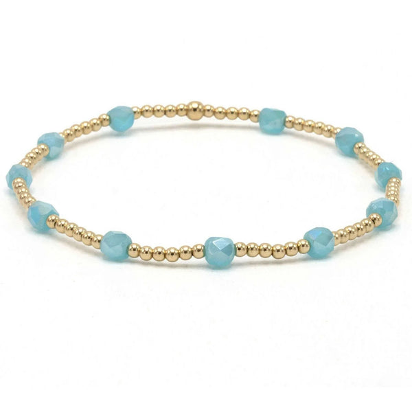 Erin Gray Key West Gold-Filled and Waterproof Bracelet - Turquoise ...