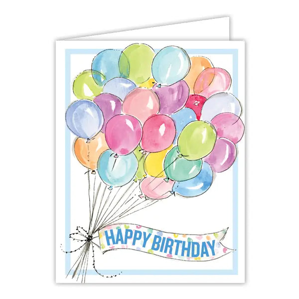 Happy Birthday Bunch of Balloons Greeting Card – Bless Your Heart Boutique