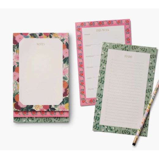 Rifle Paper Dahlia Tiered Notepad – Bless Your Heart Boutique