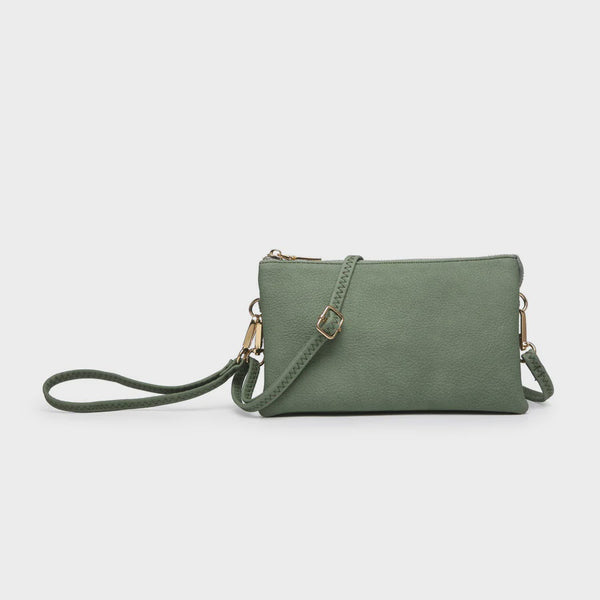 Riley Army Green Crossbody Wristlet ($6 to monogram) – Bless Your Heart ...